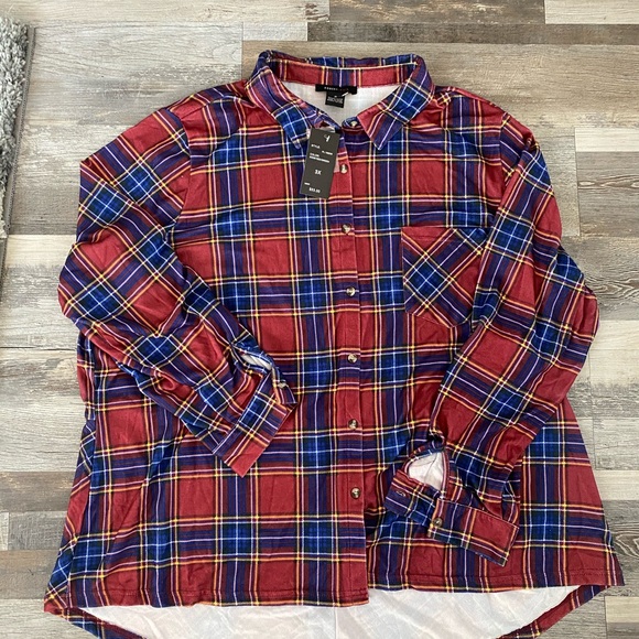 Robert Louis | Tops | Nwt Robert Louis Button Down Flannel | Poshmark
